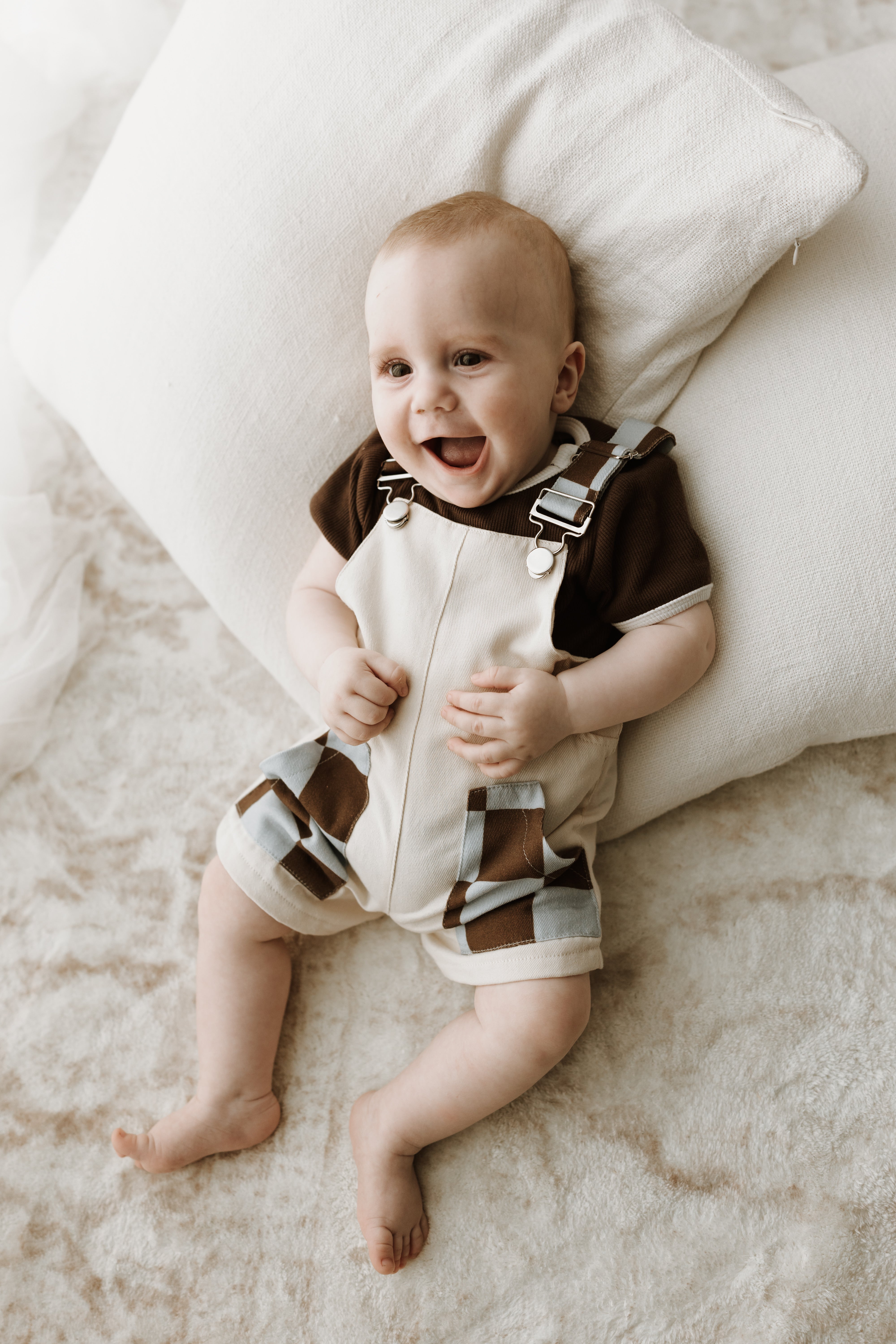 Checkmate Baby Dungarees – Zus & Co.